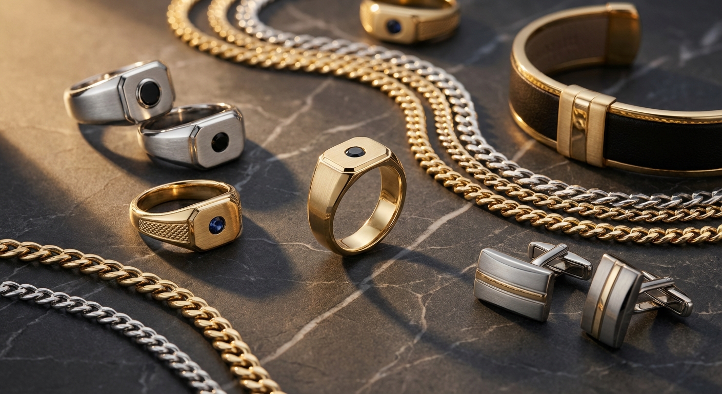 Men's Jewelry Design Guide 2026: Rings, Chains, Bracelets & More ...